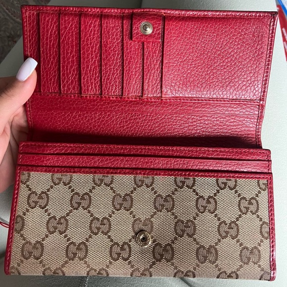 Gucci | Bags | Gucci Guccisima Folding Long Wallet | Poshmark